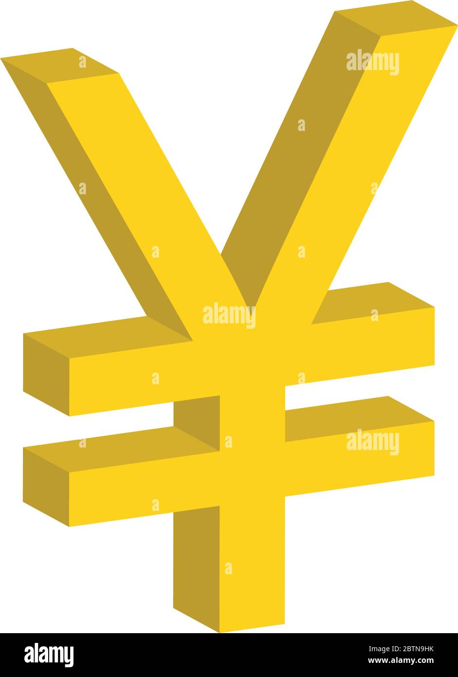 paper Yen icon. Yen sign 3D isometric vector ICON Stock Vector Image ...