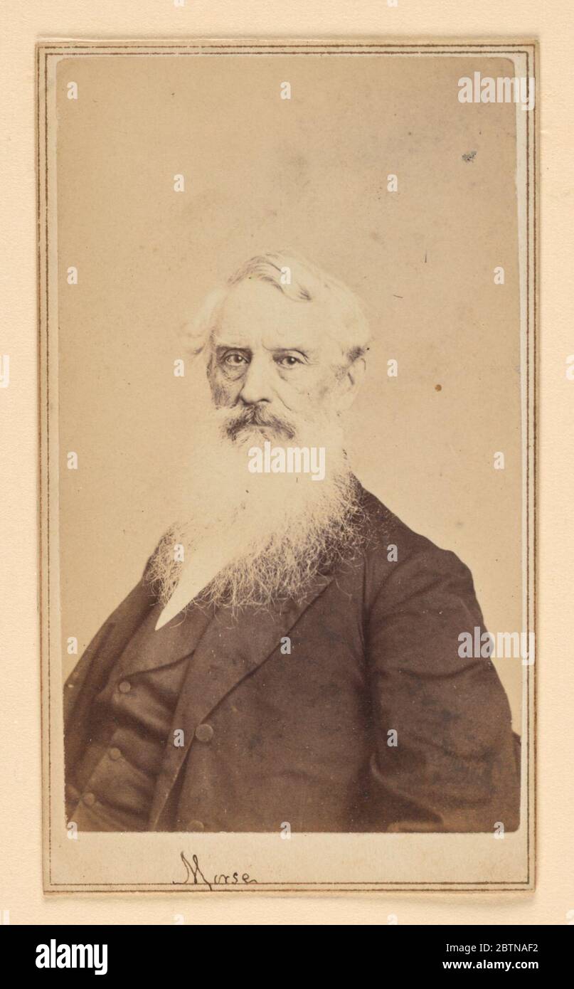 Samuel F B Morse Stock Photo - Alamy