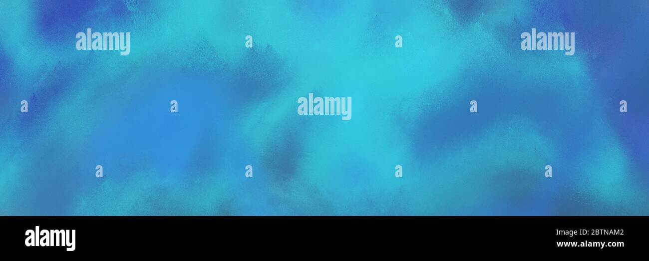 painted antique horizontal banner background with steel blue, medium ...