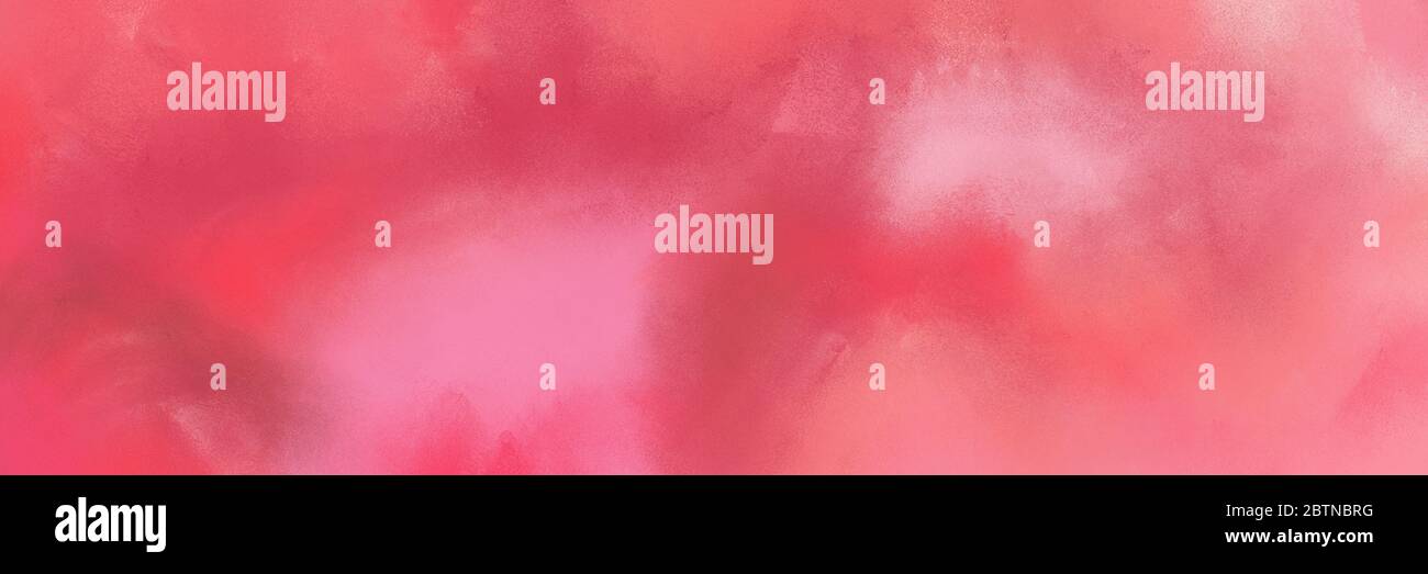 painted vintage horizontal header with pastel red, pastel magenta and ...