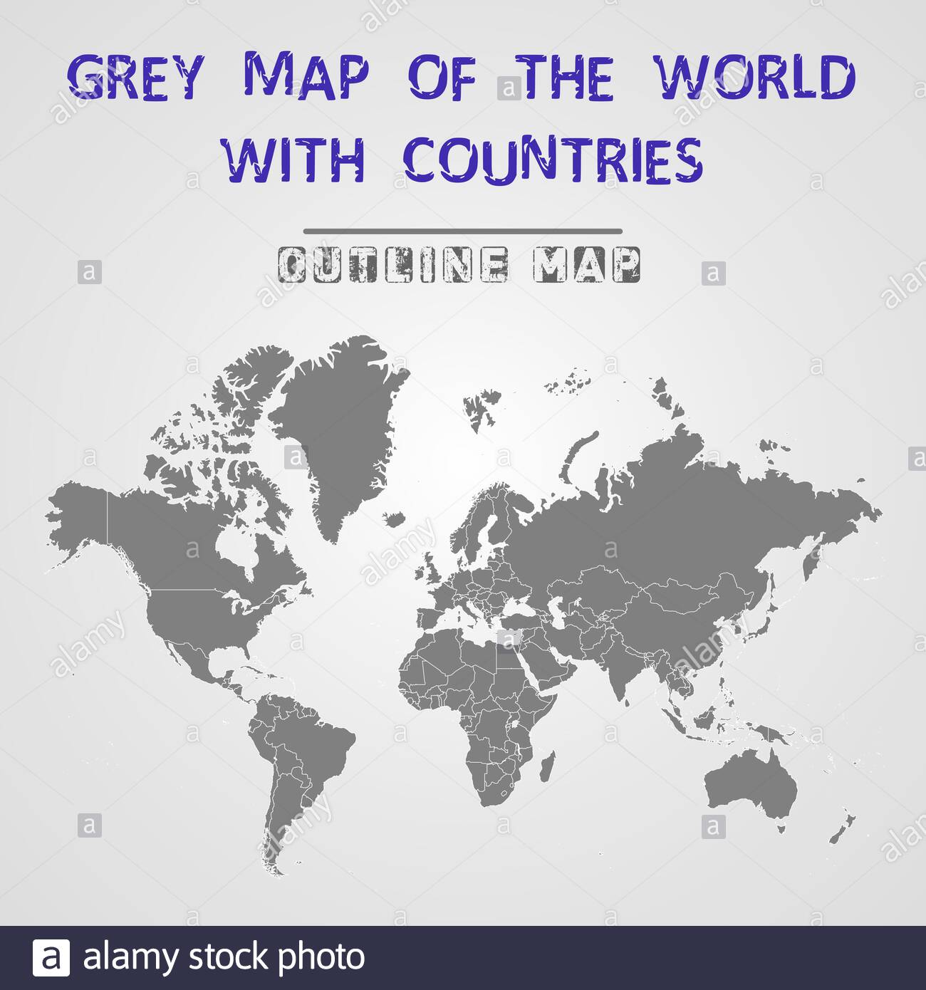World Countries Map High Resolution Stock Photography and Images - Alamy