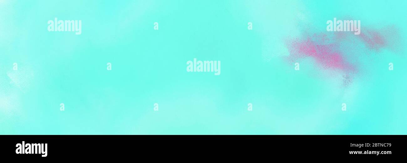 abstract antique horizontal background banner with aqua marine, powder ...