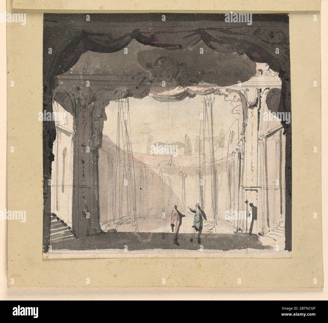 Two actors vaguely sketched hi-res stock photography and images - Alamy