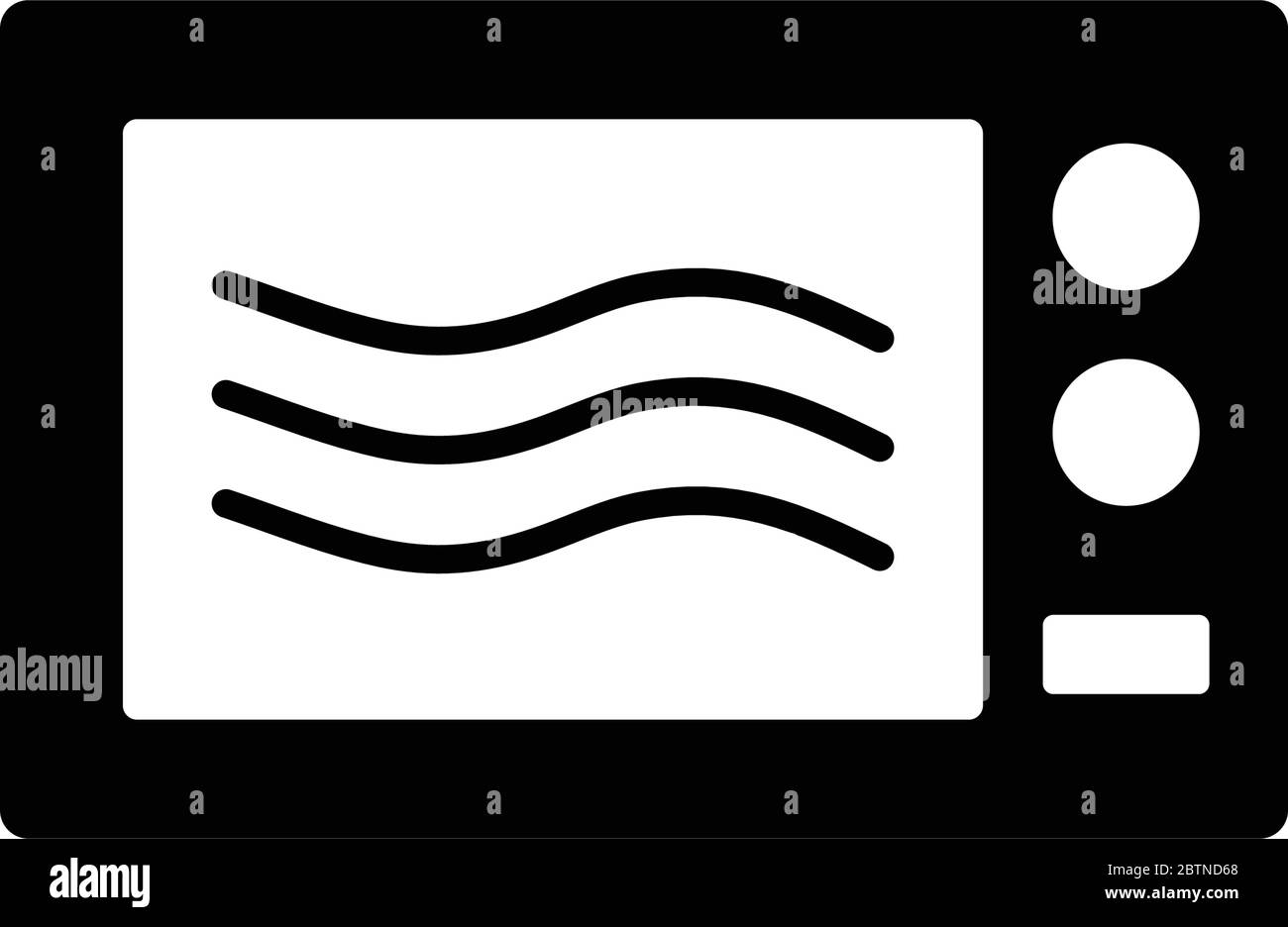 microwave icon - vector sign Stock Vector Image & Art - Alamy