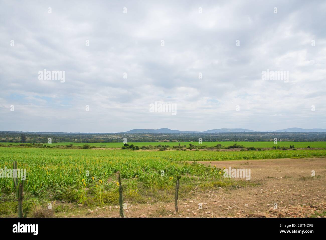 African Farmland and landscapes from Kenya Stock Photo - Alamy