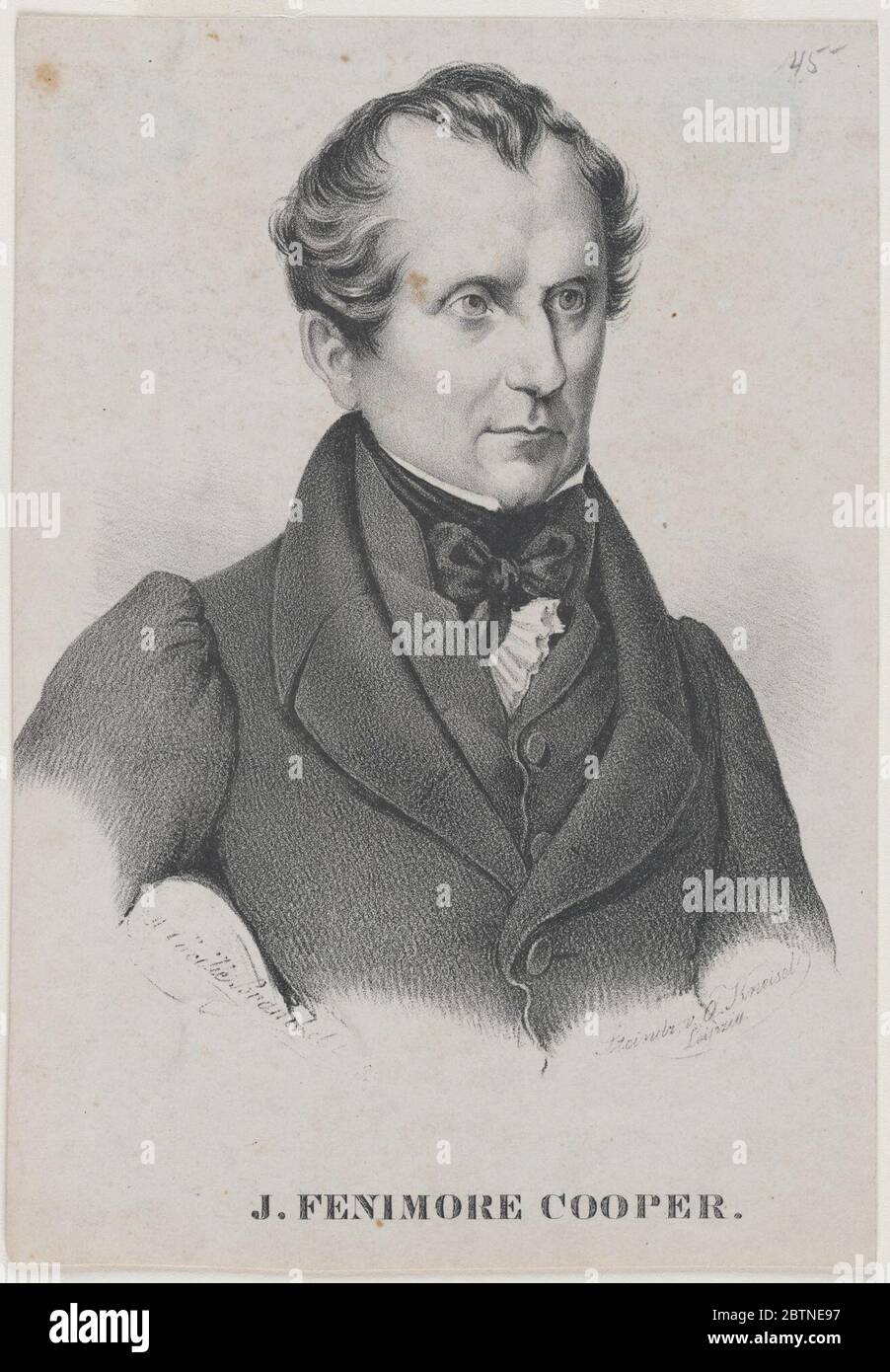 James Fenimore Cooper Stock Photo - Alamy