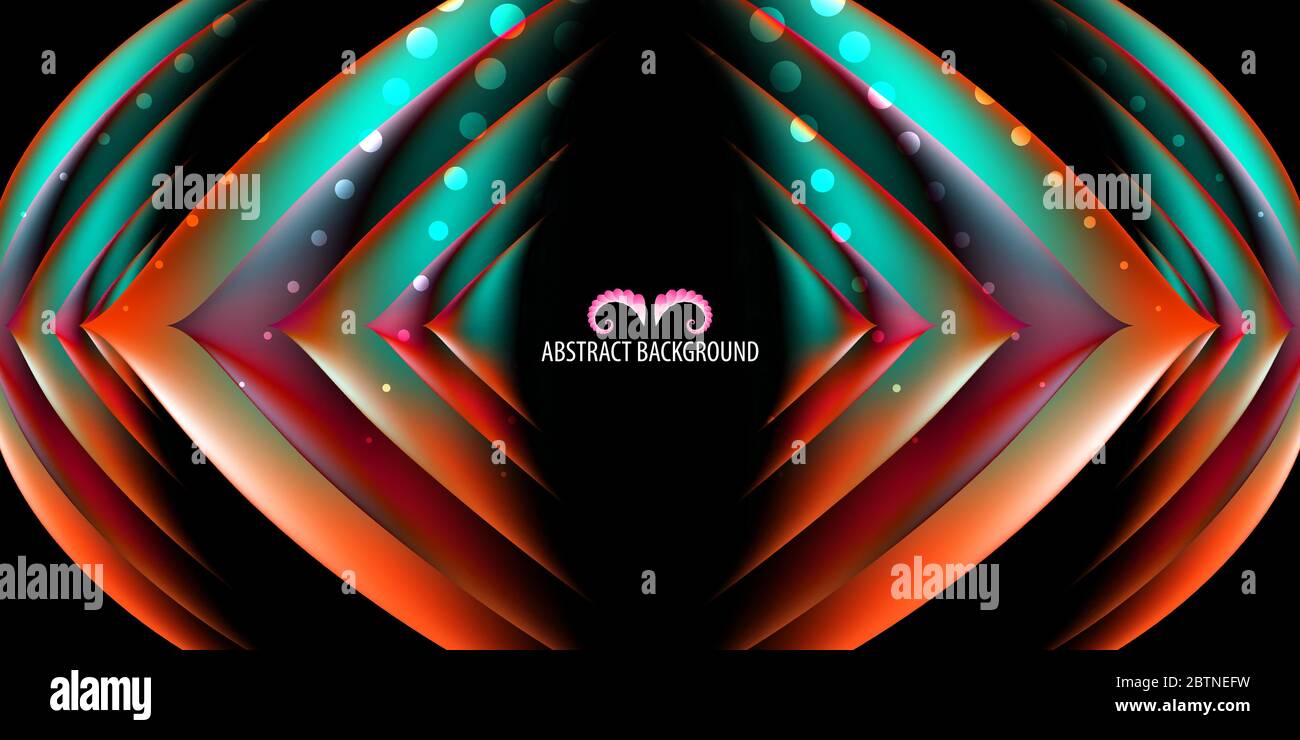 Abstract colorful background creative graphics template with blended ...