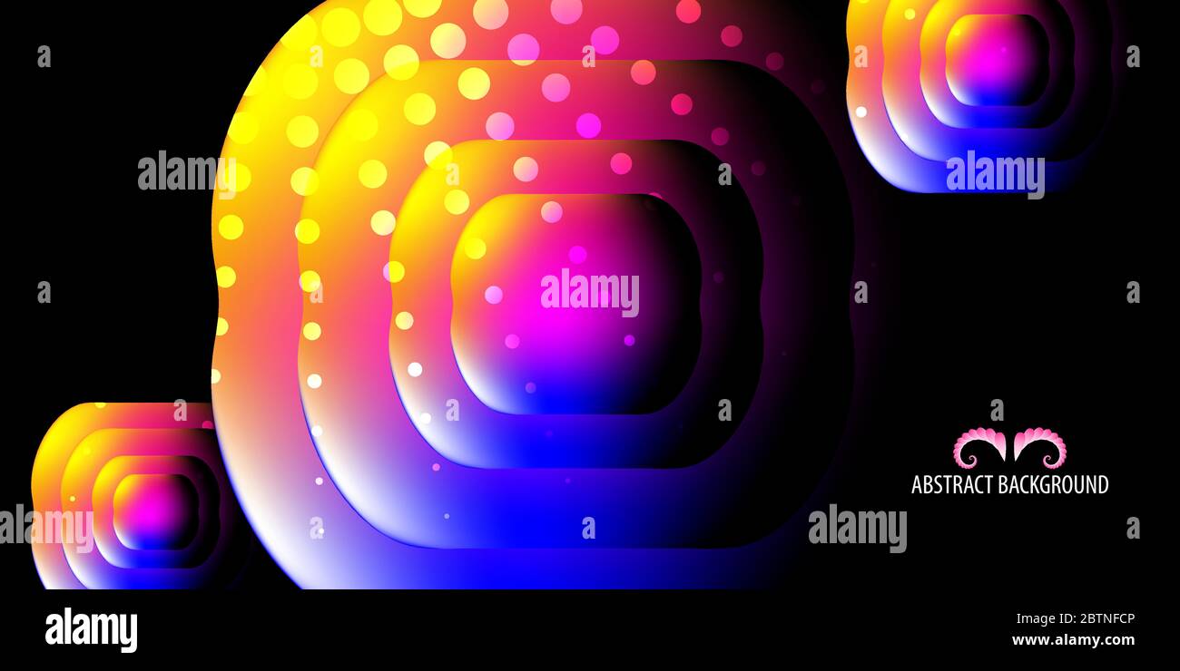 Abstract colorful background creative graphics template with blended ...