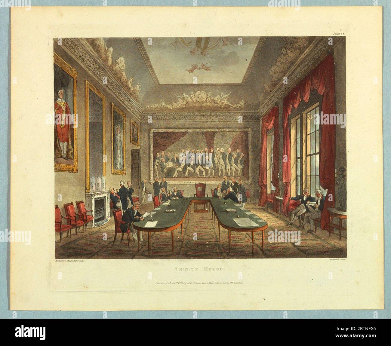 Trinity House from Ackermanns Repository. Research in ProgressRoom with ...