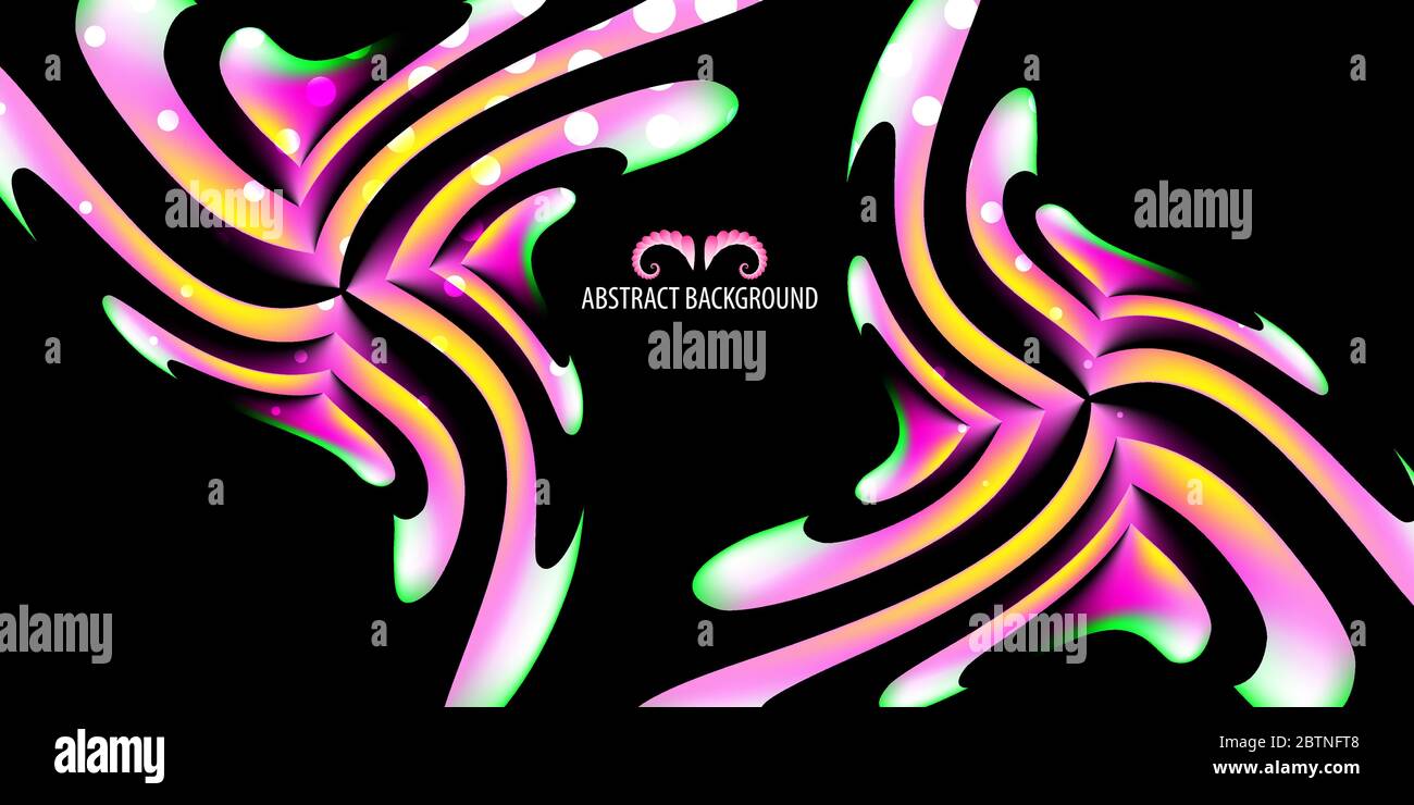 Abstract colorful background creative graphics template with blended ...