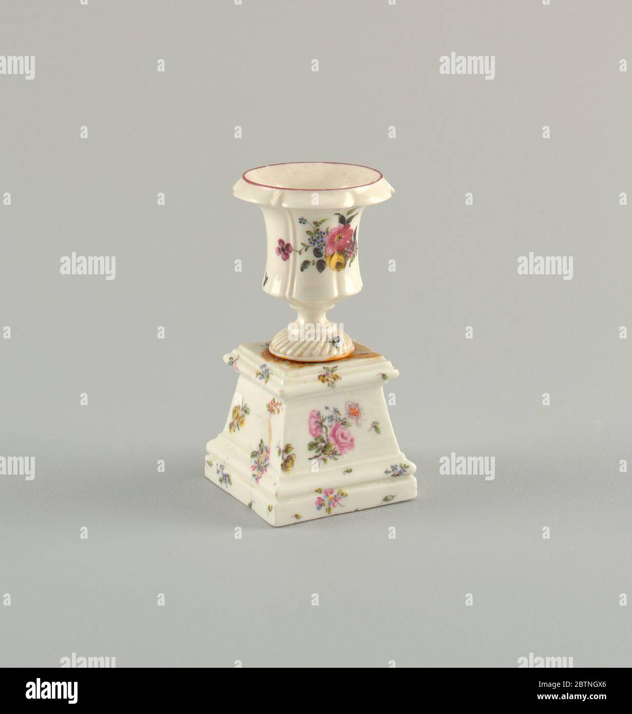 Urn on Pedestal with Flowers. Research in ProgressA, B pair of urns ...