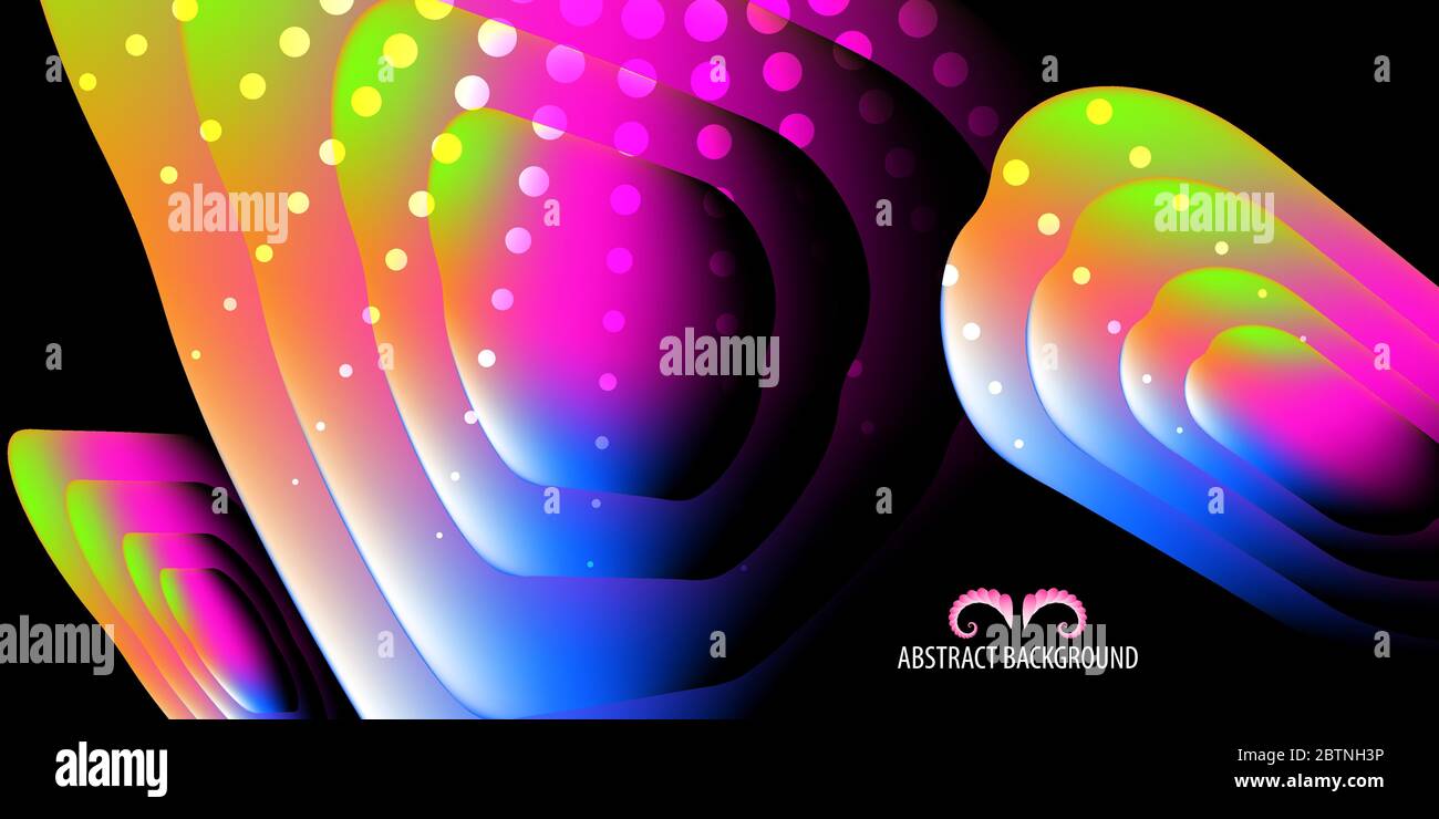 Abstract colorful background creative graphics template with blended ...