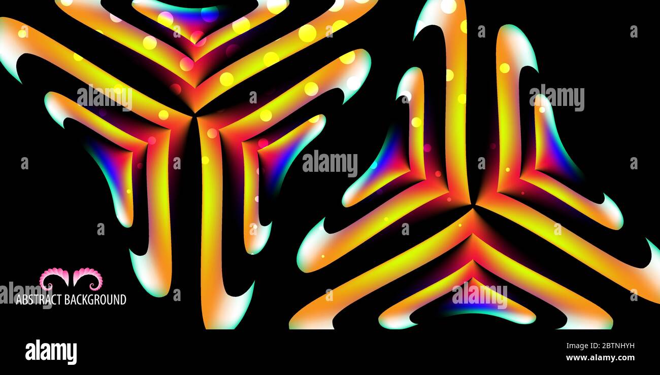 Abstract colorful background creative graphics template with blended ...