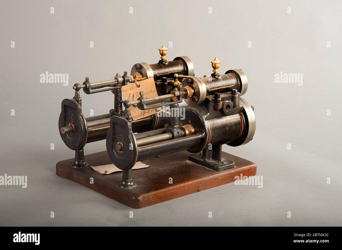 Knowles Steam Pump Patent Model. This model was filed with the ...