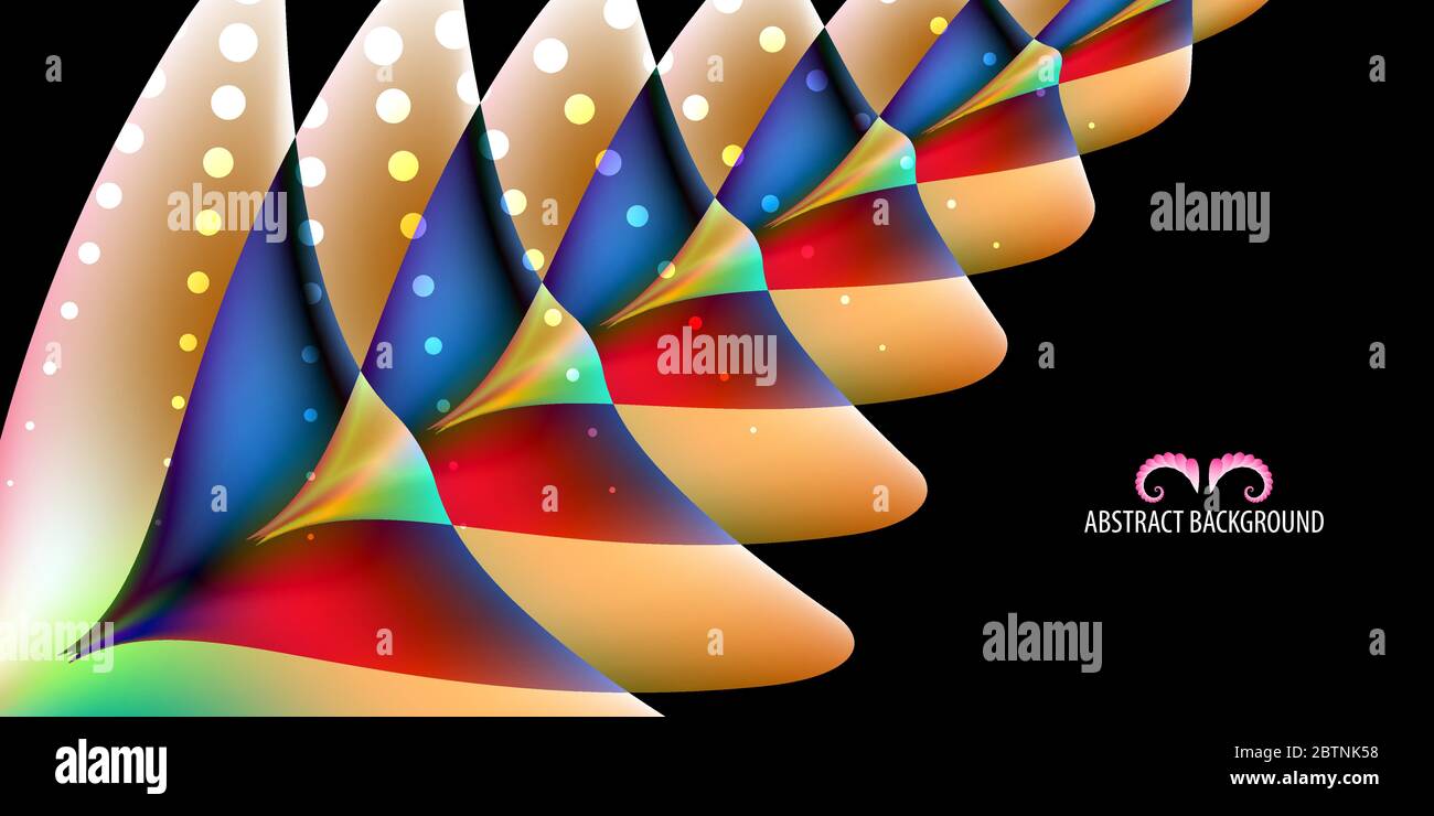 Abstract colorful background creative graphics template with blended ...