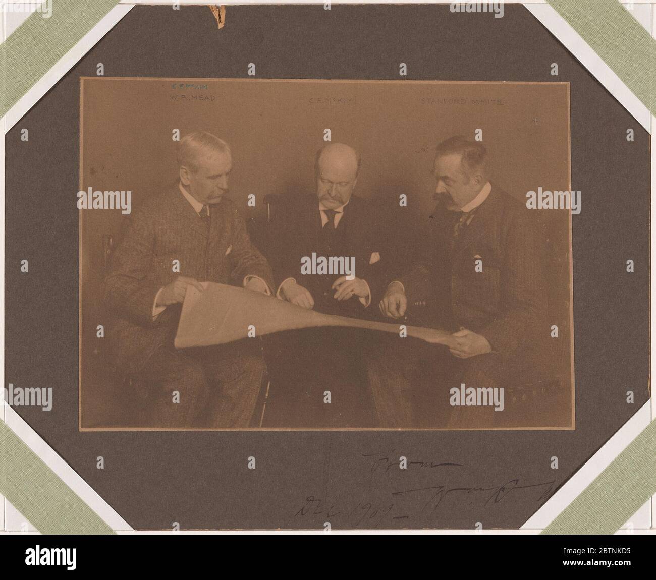 William Mead Charles McKim and Stanford White Stock Photo - Alamy