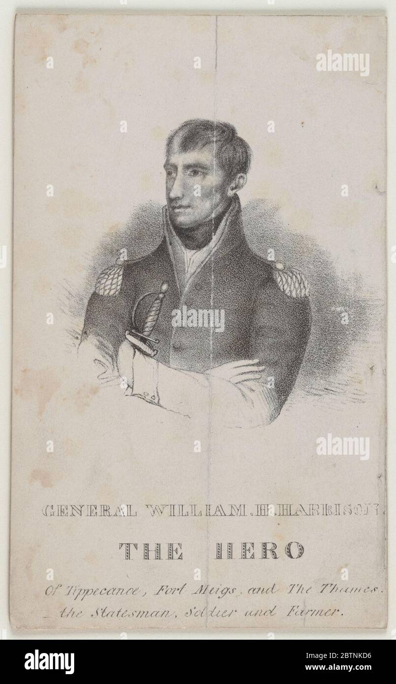 William Henry Harrison Stock Photo - Alamy