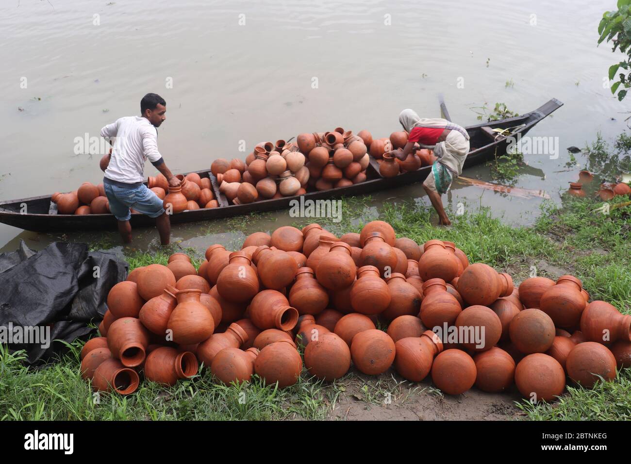 Popular traditional Pottery culture of Majuli, Assam, India Stock Photo ...