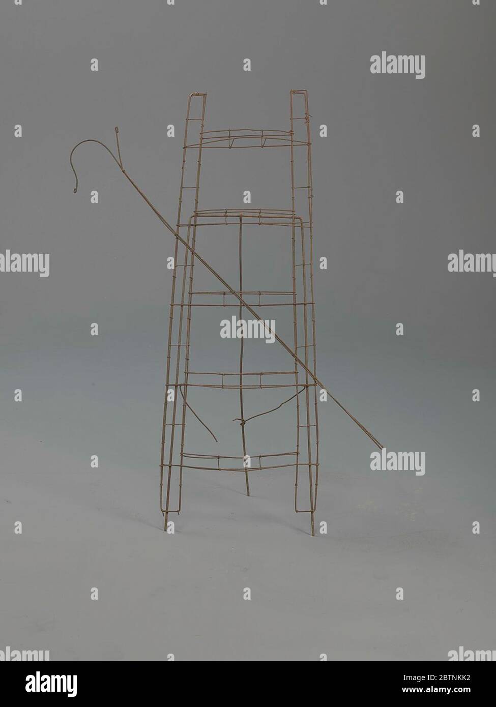Wire frame fire hook ladder. Frame designs which honored the ...