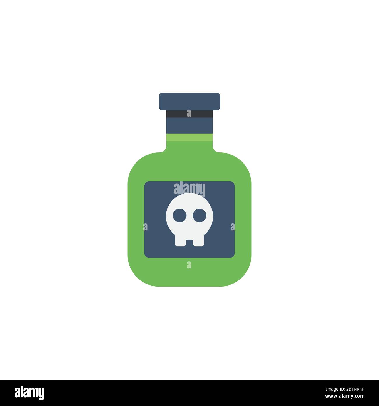 Poison bottle vector icon symbol isolated on white background Stock ...