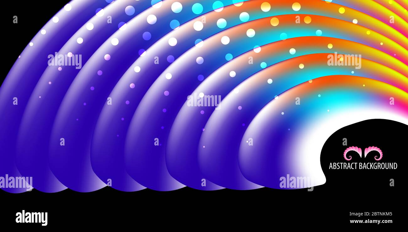 Abstract colorful background creative graphics template with blended ...