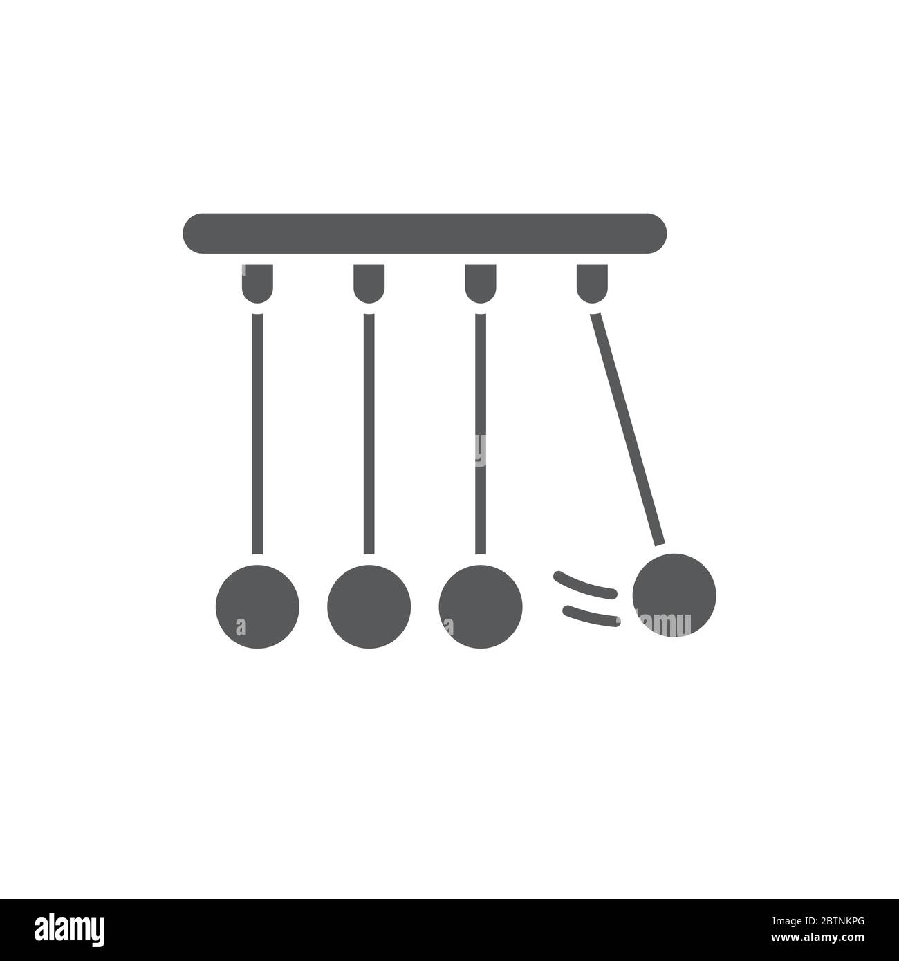 Physics vector icon symbol isolated on white background Stock Vector ...