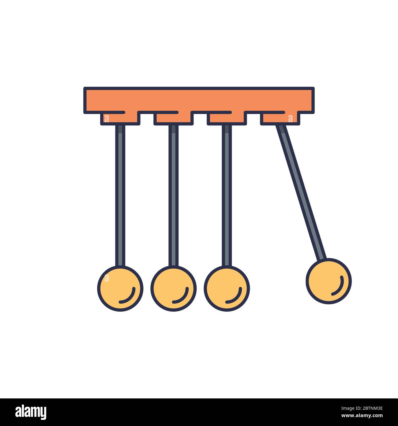 Physics vector icon symbol isolated on white background Stock Vector ...