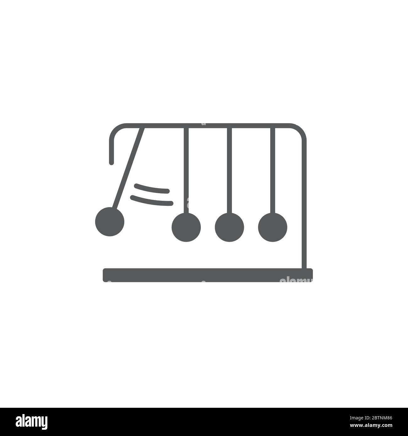 Physics vector icon symbol isolated on white background Stock Vector ...