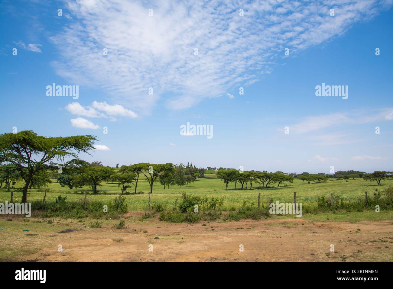 African Farmland and landscapes from Kenya Stock Photo - Alamy