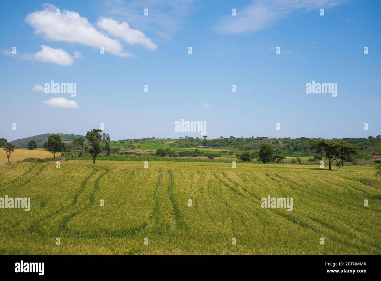 African Farmland and landscapes from Kenya Stock Photo - Alamy