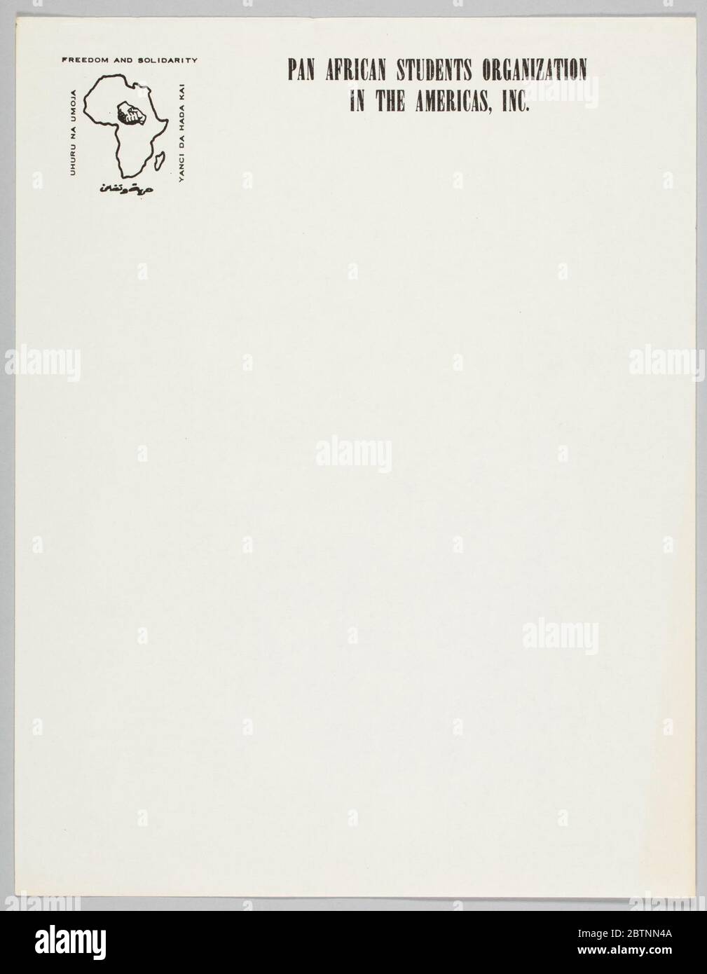 Pan african students organization hi-res stock photography and images ...