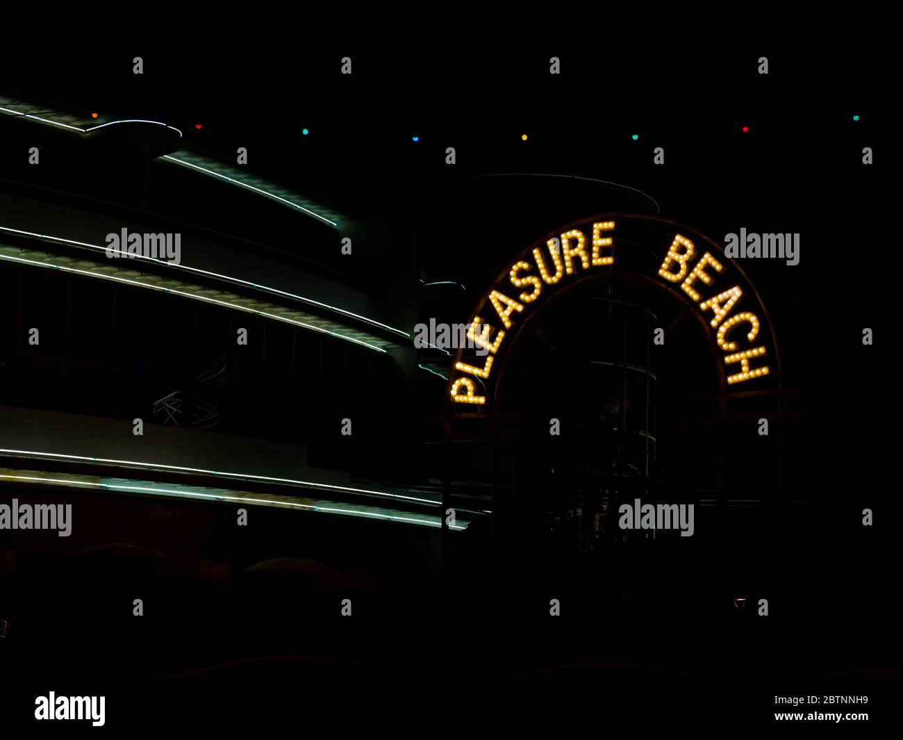 Blackpool Illuminations 2019 Seafront Lancashire England Stock Photo ...