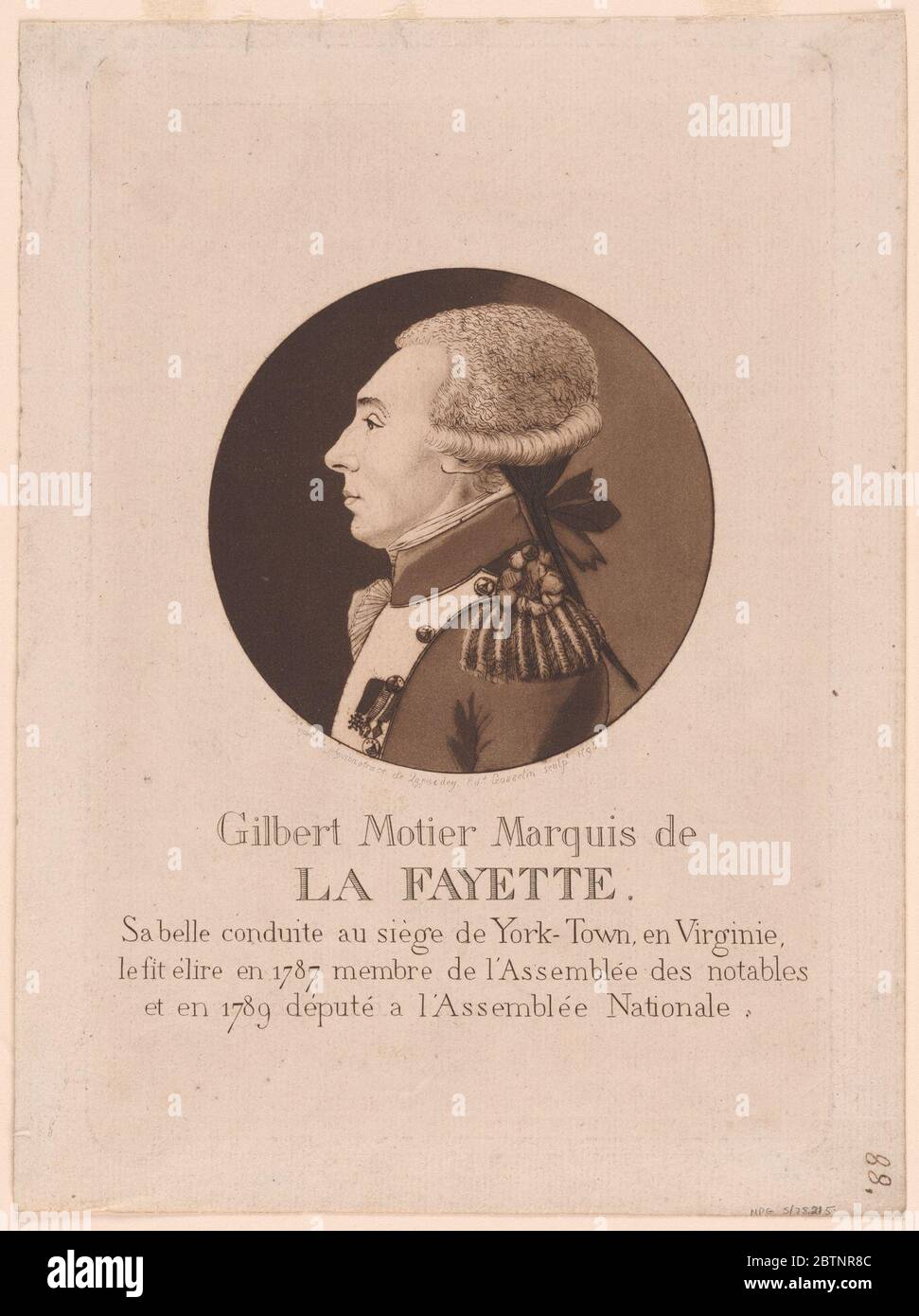 General marquis de lafayette hi-res stock photography and images - Alamy