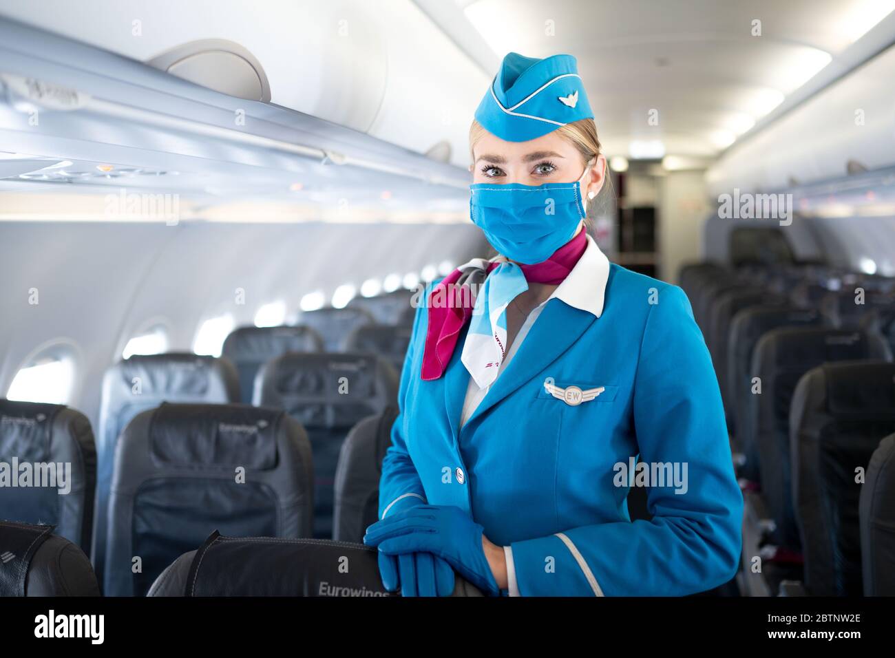 Eurowings flight attendant hi-res stock photography and images - Alamy