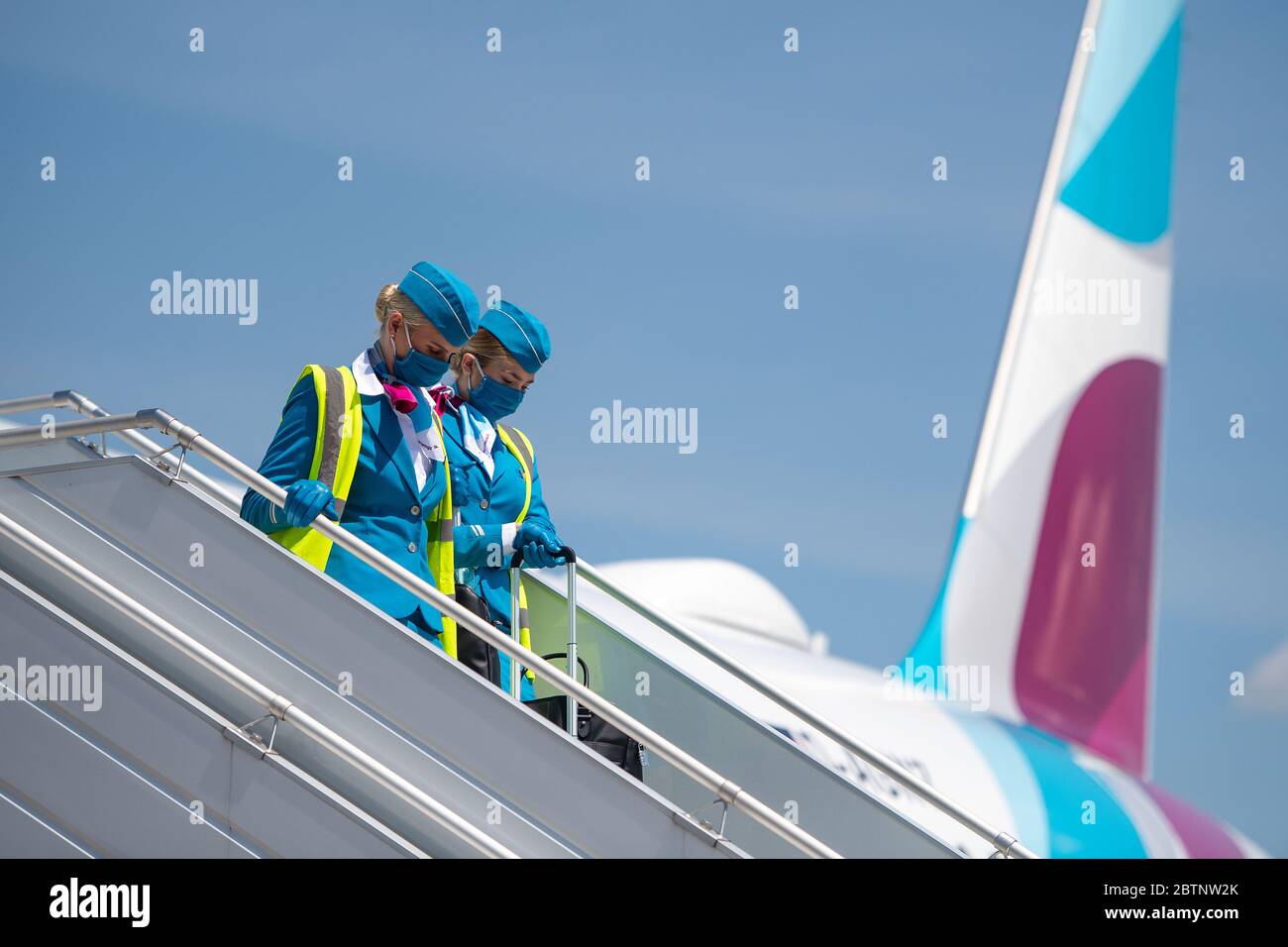 Eurowings flight attendant hi-res stock photography and images - Alamy