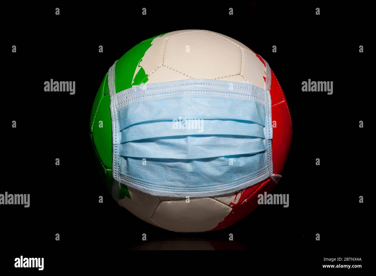 Soccer football mask flag hi-res stock photography and images - Alamy