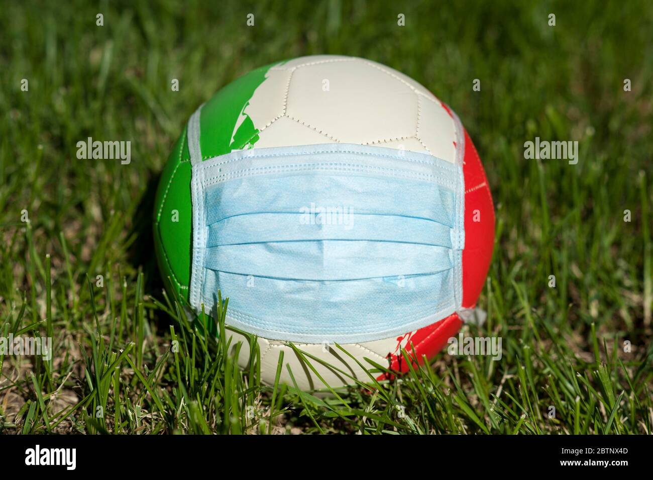 Soccer football mask flag hi-res stock photography and images - Alamy