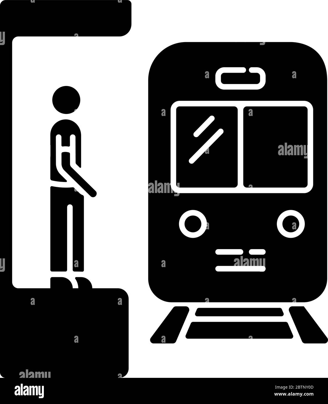 Subway black glyph icon Stock Vector Image & Art - Alamy