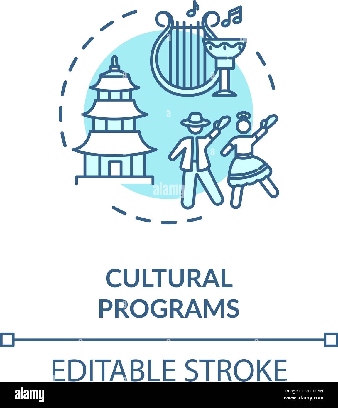 Cultural programs concept icon Stock Vector Image & Art - Alamy