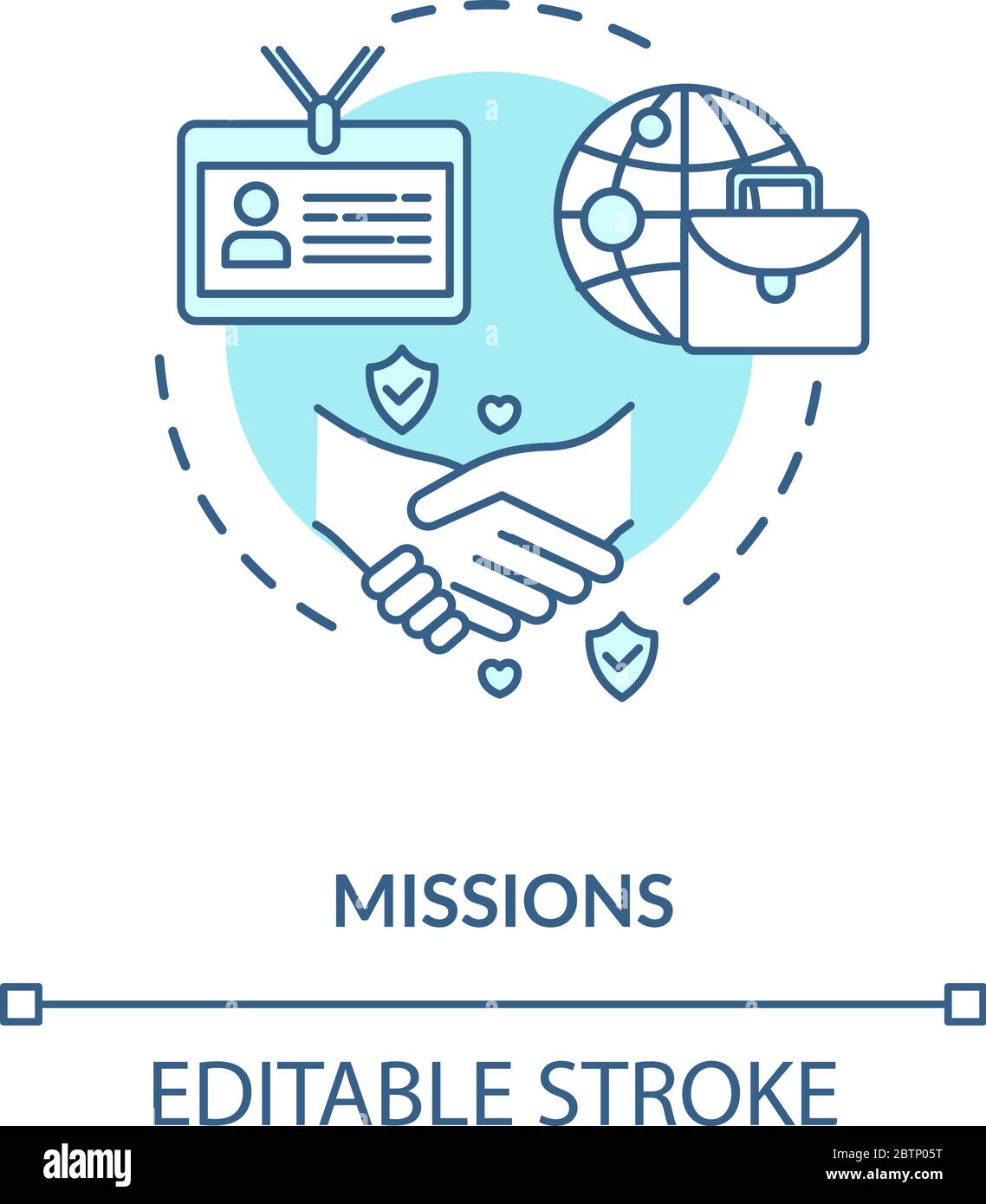 Diplomatic mission concept icon Stock Vector Image & Art - Alamy