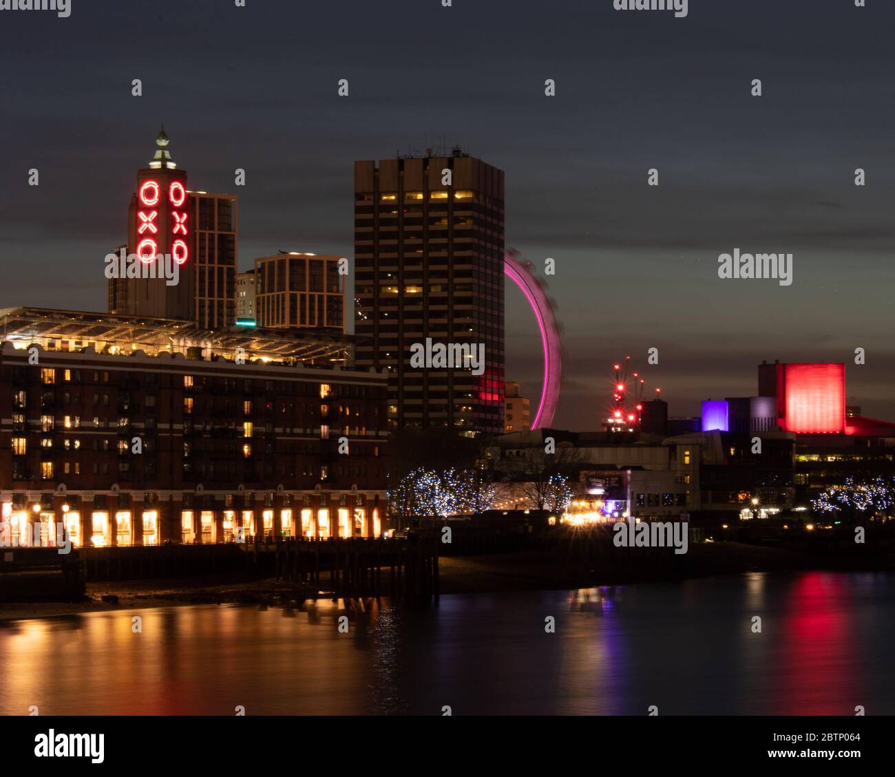 Oxo Tower London Night High Resolution Stock Photography and Images - Alamy
