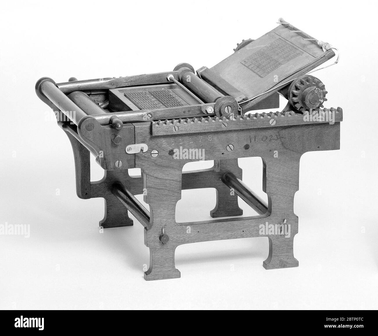 Hand and lever Black and White Stock Photos & Images - Alamy