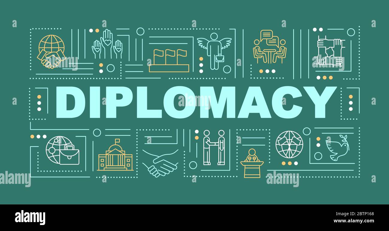 International diplomacy word concepts banner Stock Vector Image & Art ...