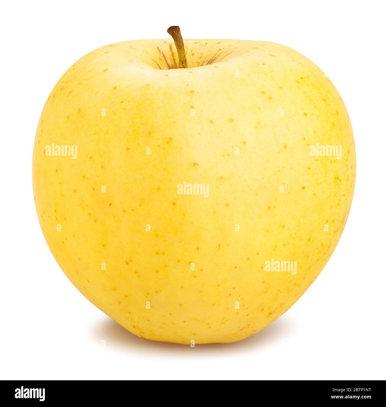 golden delicious apples path isolated on white Stock Photo - Alamy