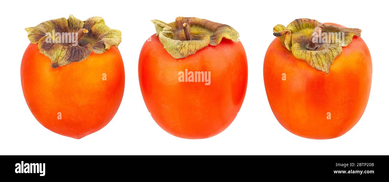 Bright red persimmon hi-res stock photography and images - Alamy