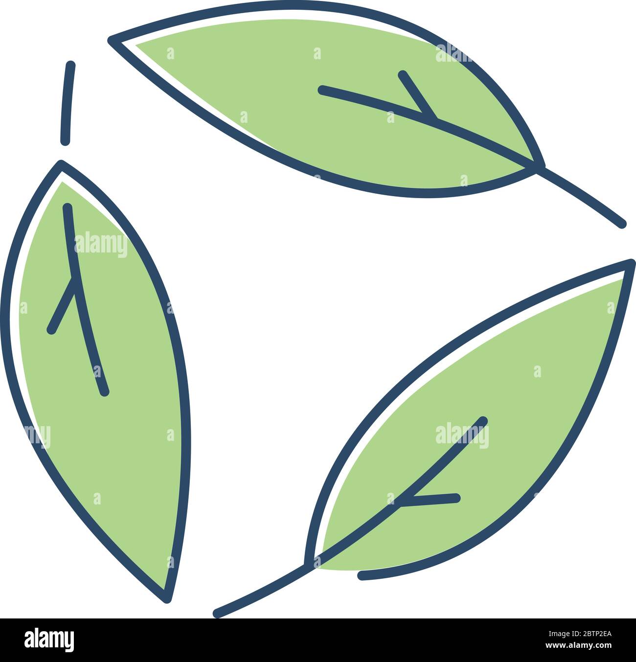 Leaf color study Stock Vector Images - Alamy