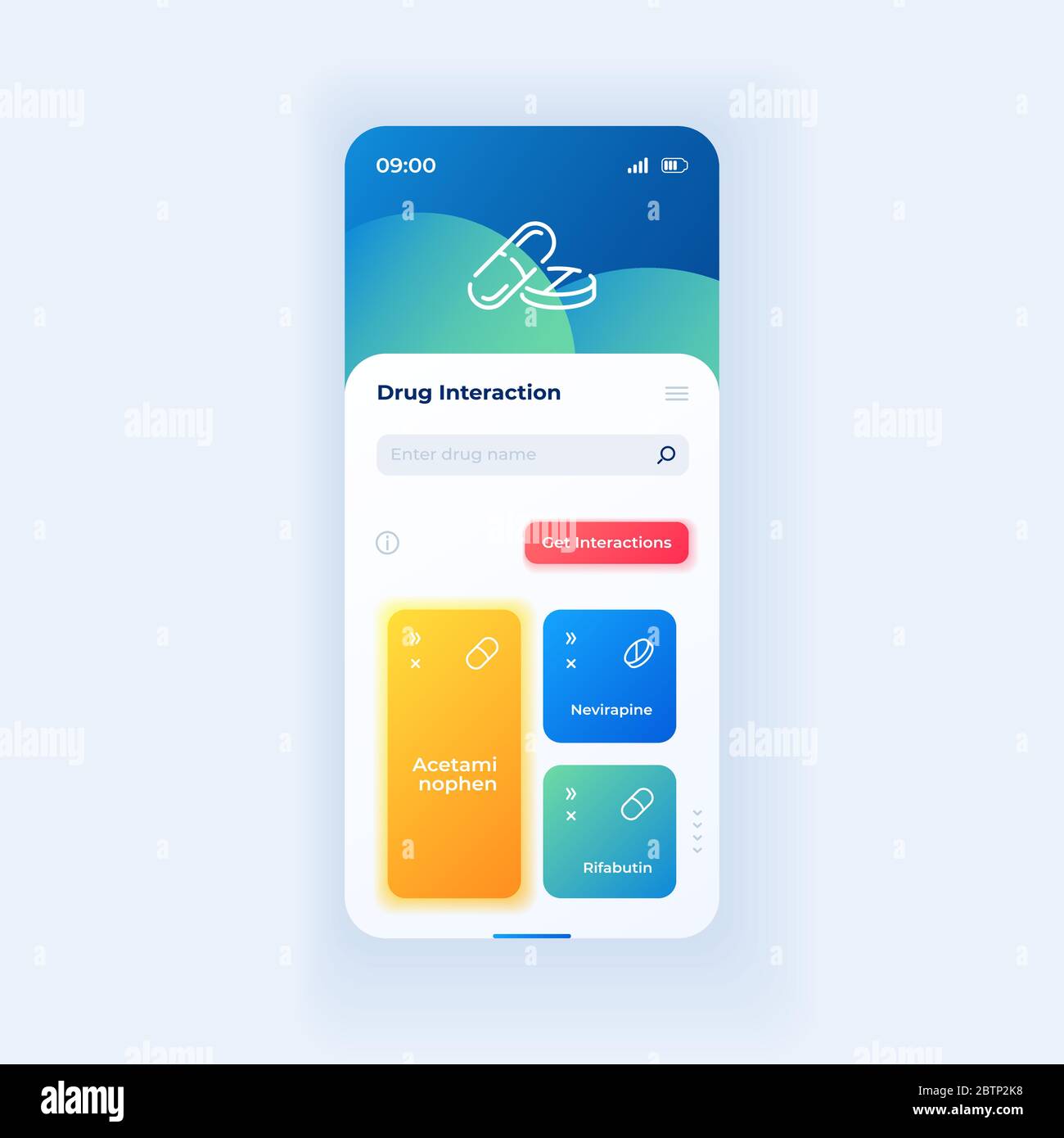 Drug interaction Stock Vector Images - Alamy