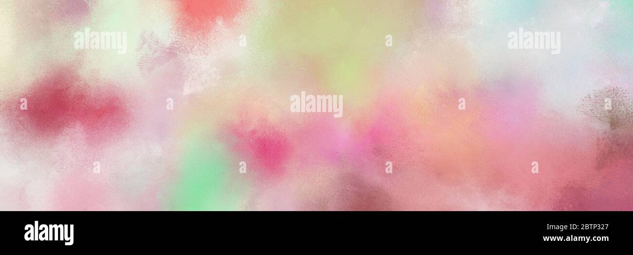 vintage painted art old horizontal header background with pastel gray ...