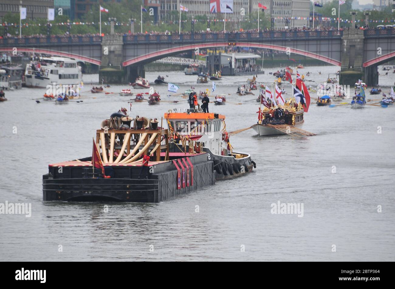 The Thames Diamond Jubilee Pageant was a parade on 3 June of 670 boats ...