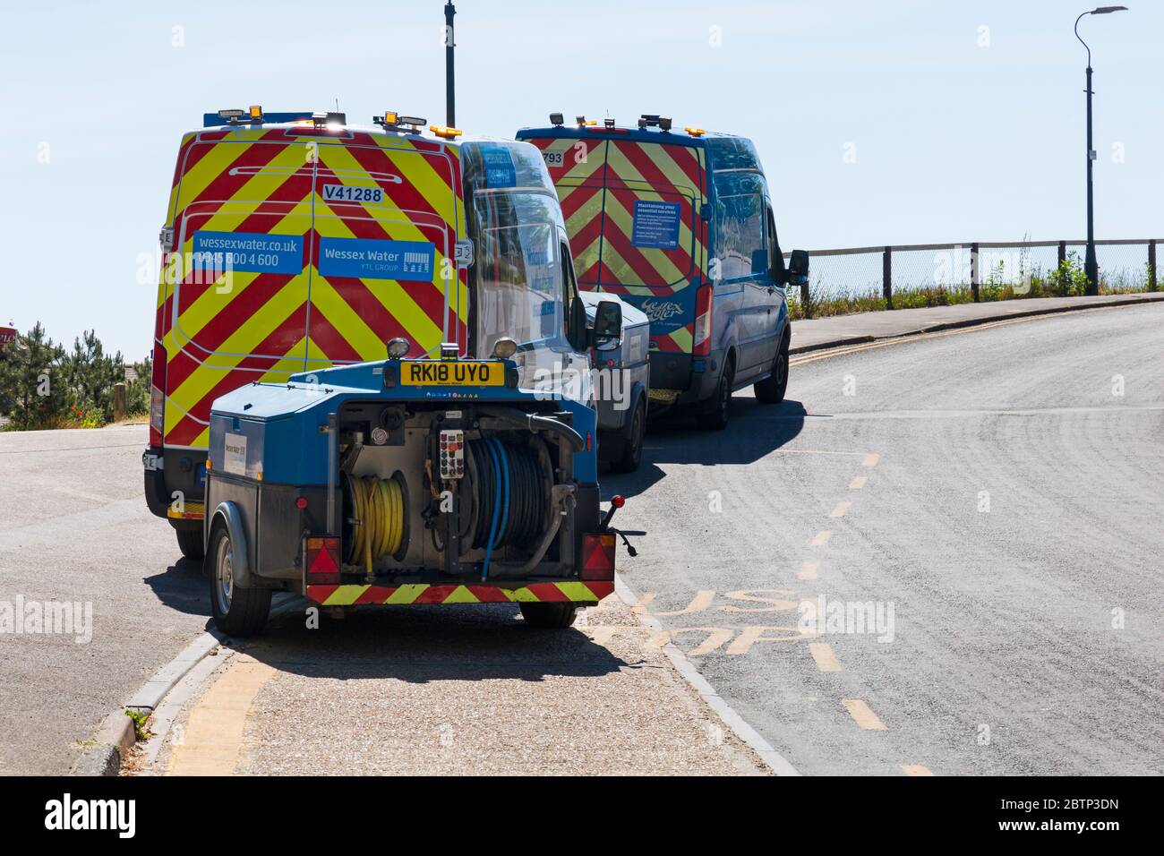 Wessex water vans hi-res stock photography and images - Alamy